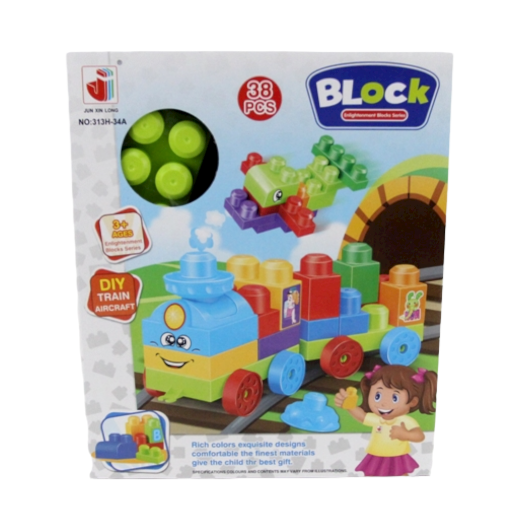 Play and Learn Building Blocks - 18 Pcs - Pure Joy