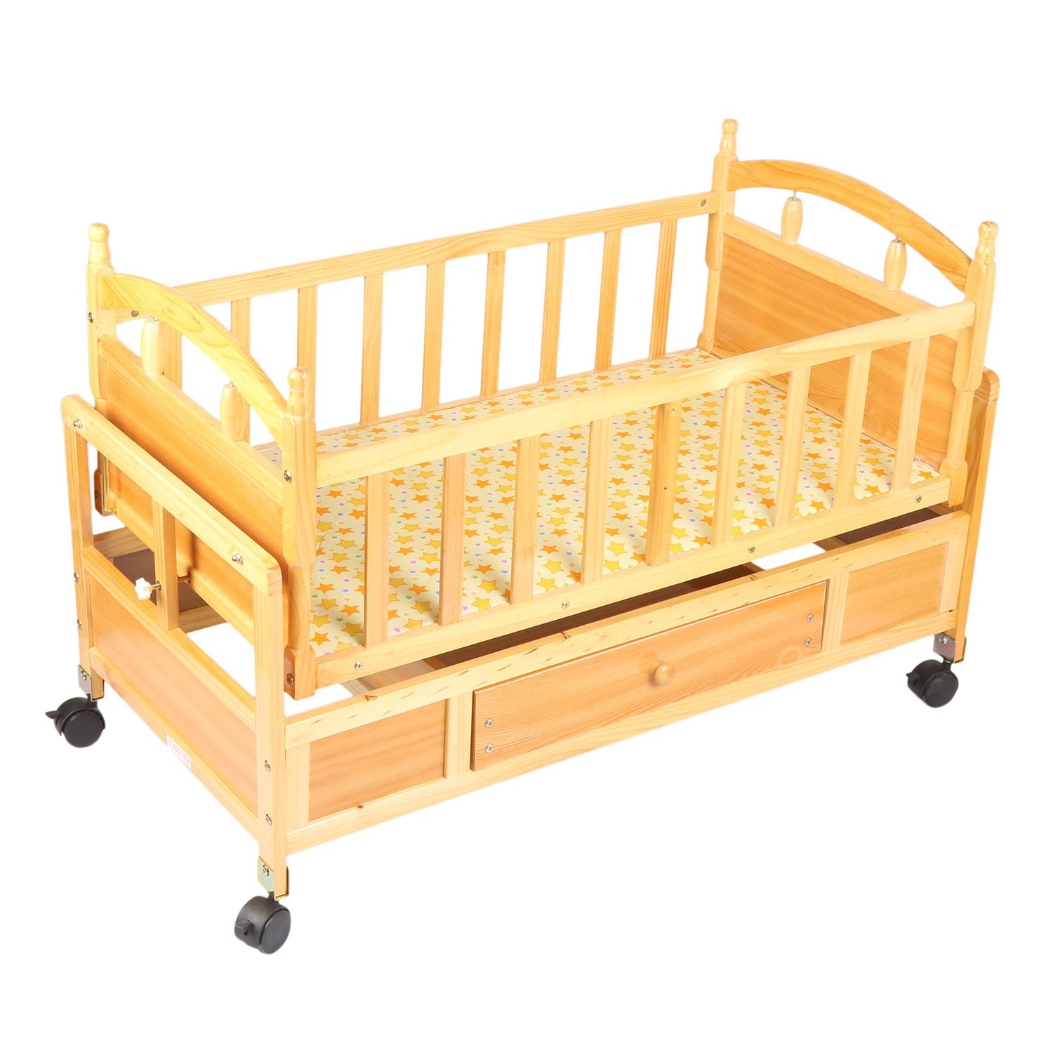 Buy Wooden Baby Cot Swing with Mosquito Net Online Pakistan | Purejoy.pk