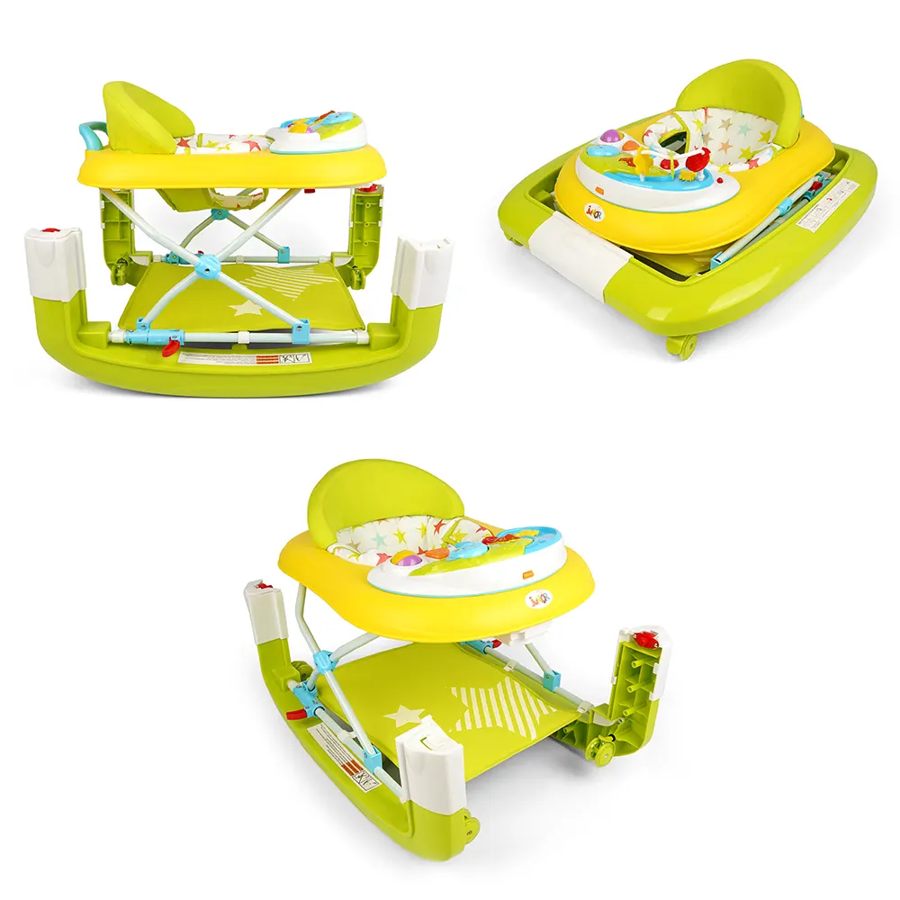 Junior 2-in-1 Baby Walker - Green - Purejoy.pk
