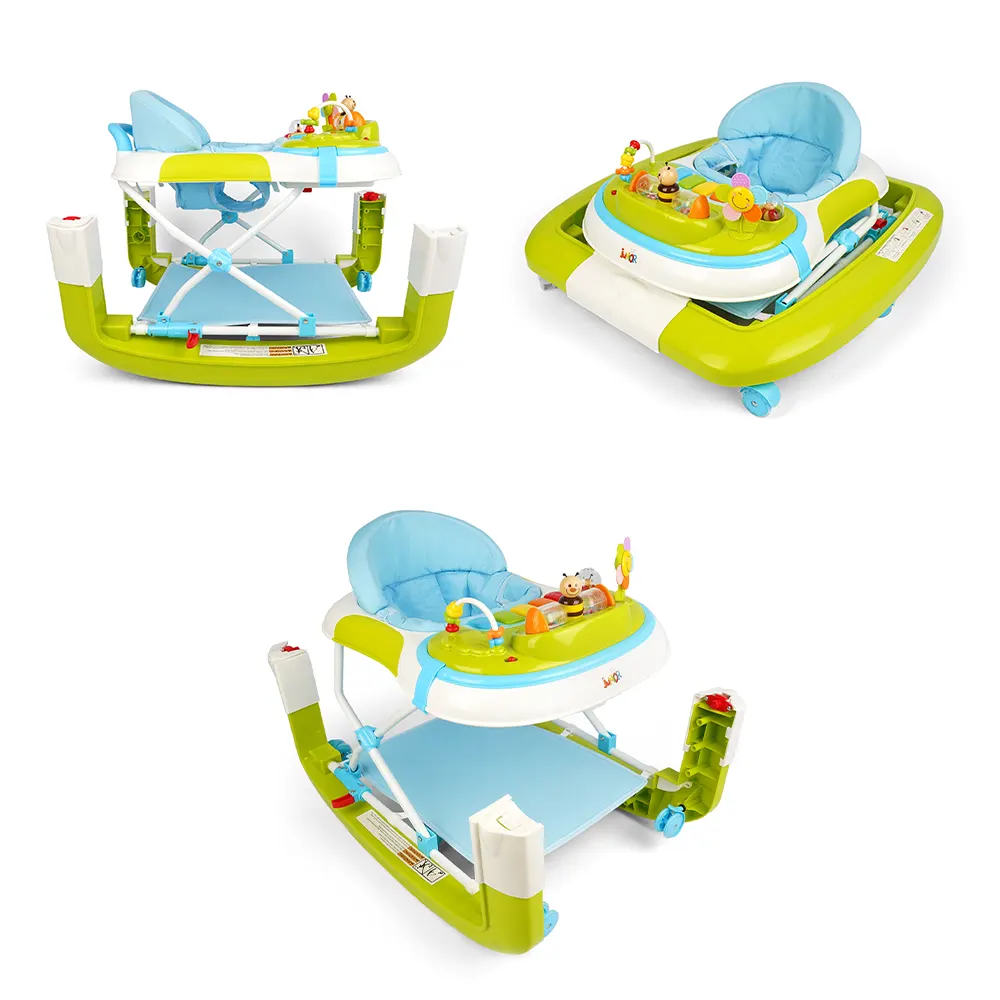 Junior Foldable Baby Walker - Multicolor - Purejoy.pk