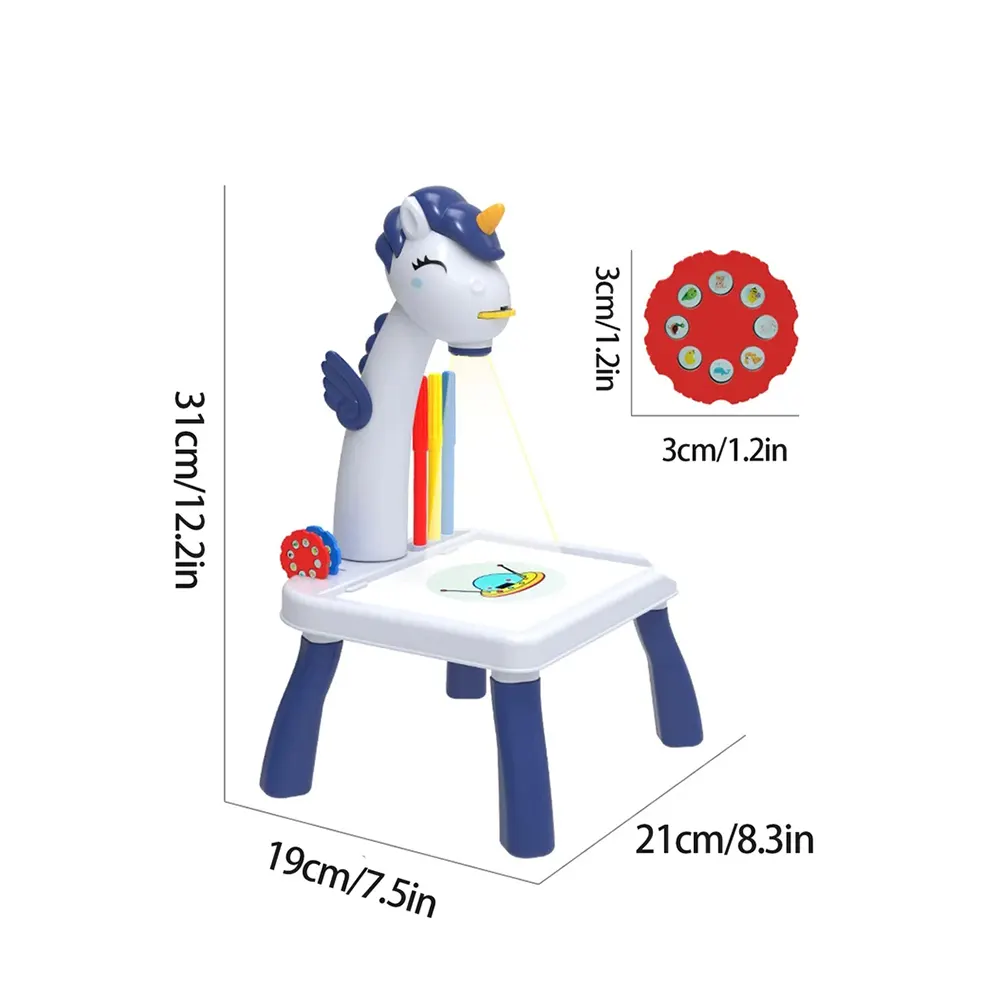 Buy Kids Projector Drawing Table Set Online Pakistan | Purejoy.pk